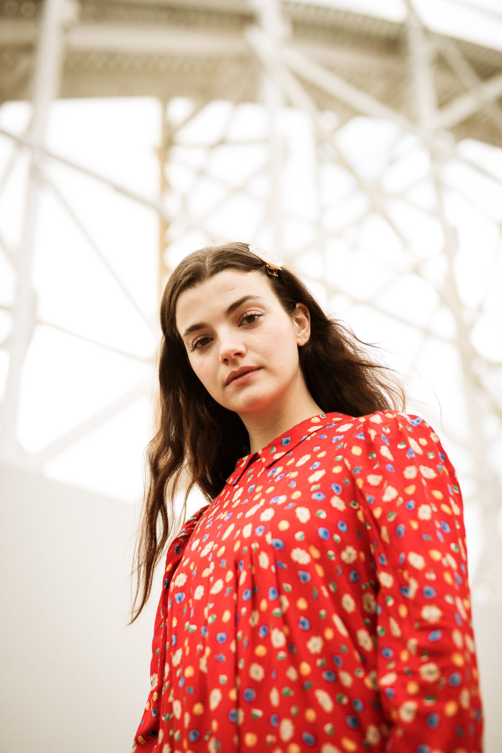 Red Vintage Ditsy Midi Length Dress – Jimmy Buffalo