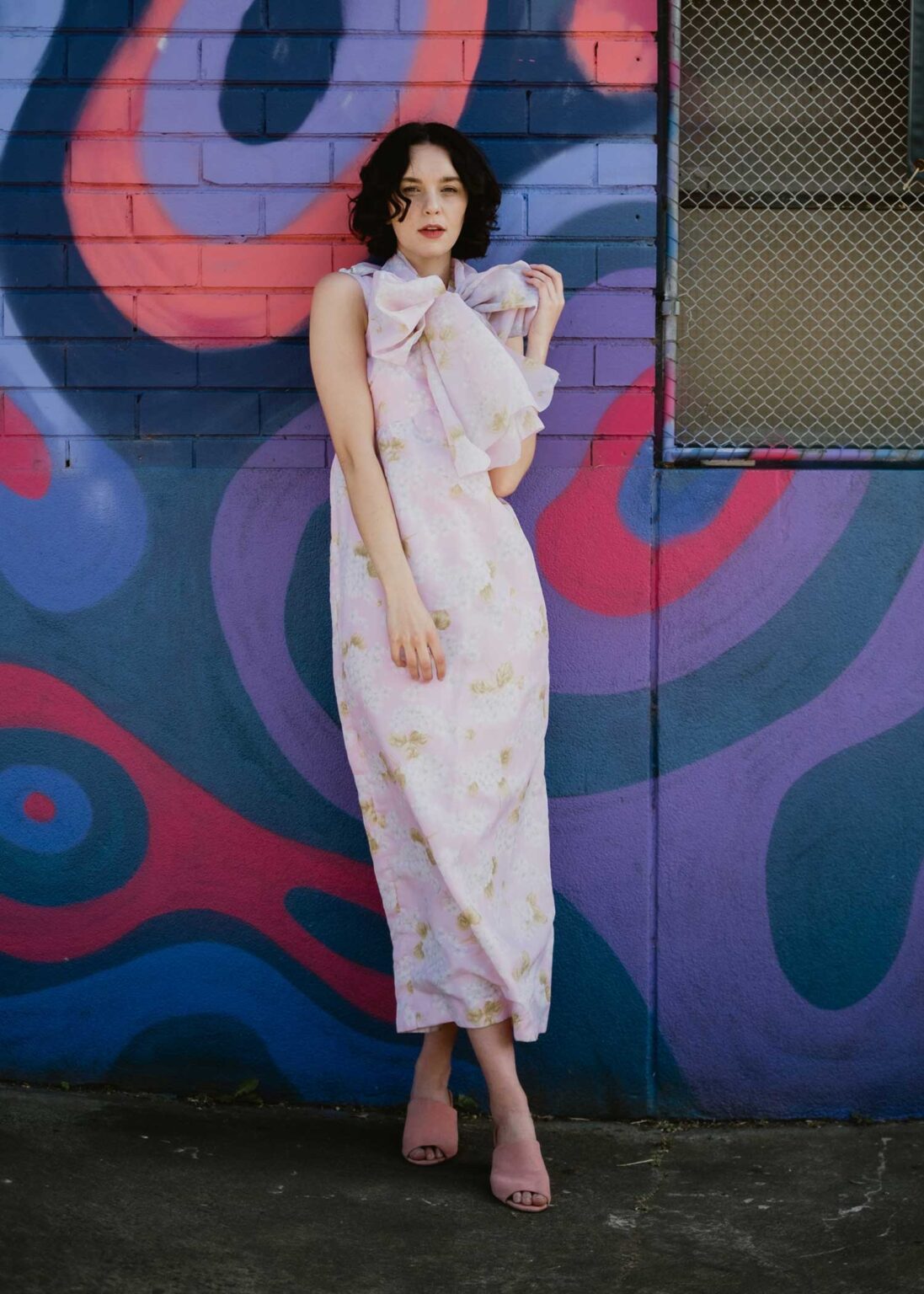 Pink 1960s Gown Hydrangea Dress – Jimmy Buffalo