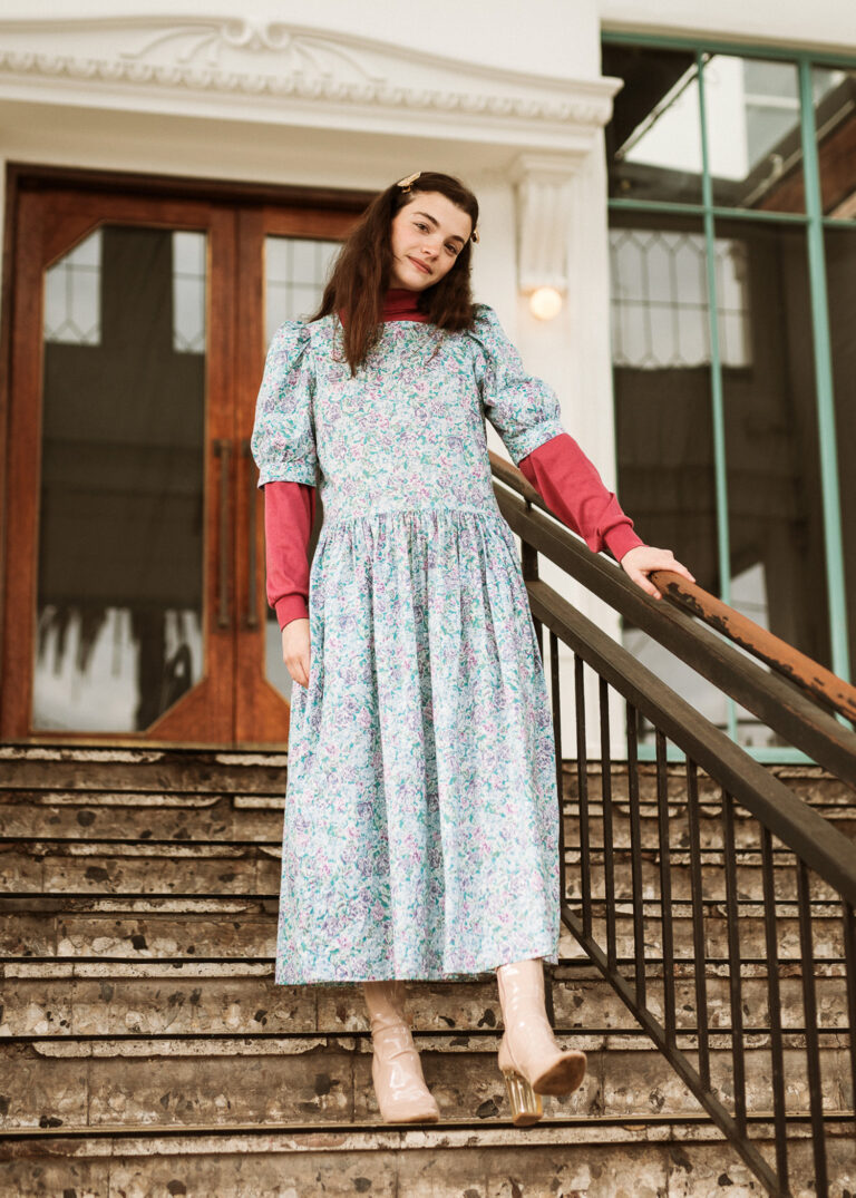 White 1980s Art Deco Midi Dress – Jimmy Buffalo