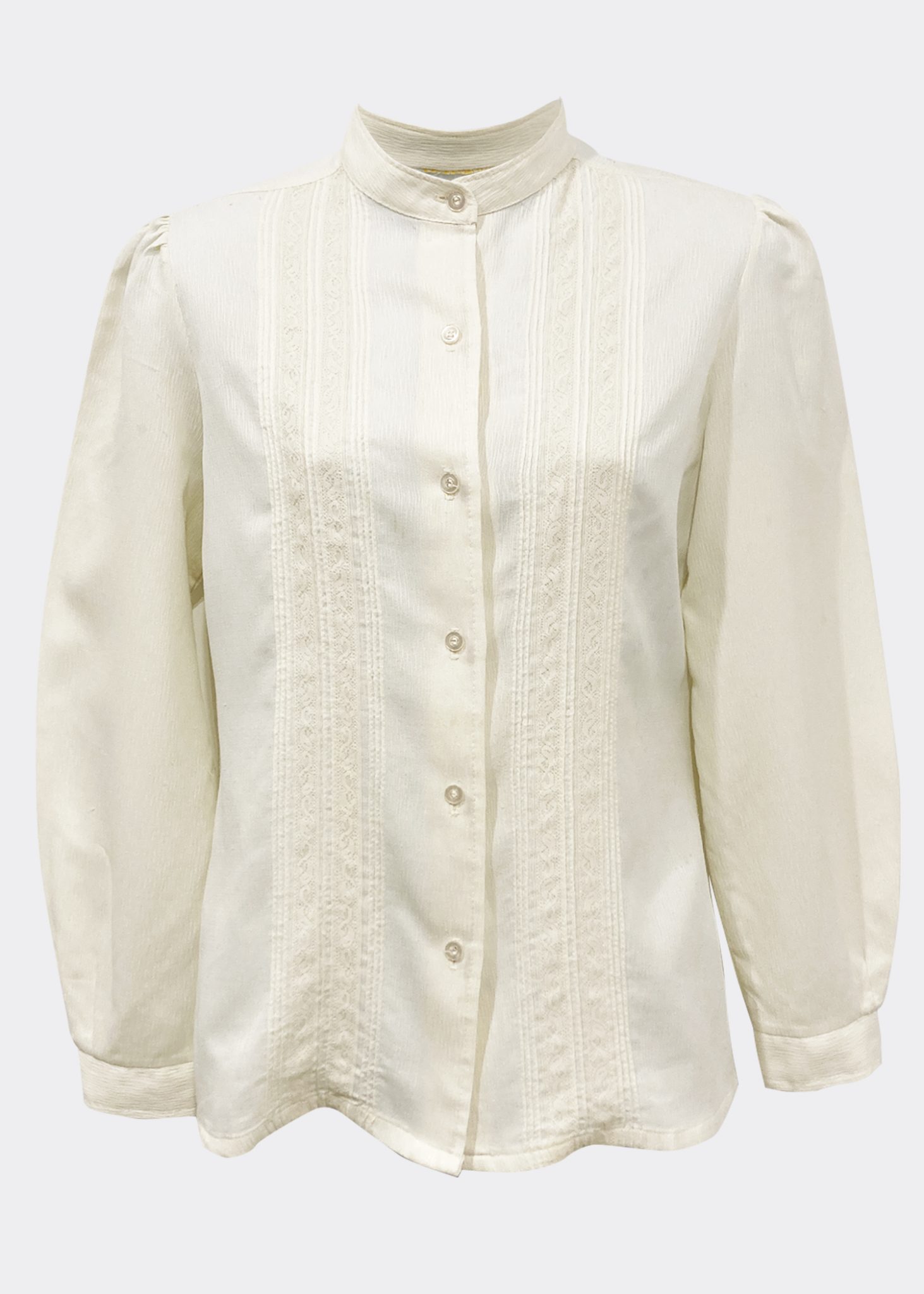 Cream Long Sleeve Embroidered Blouse – Jimmy Buffalo